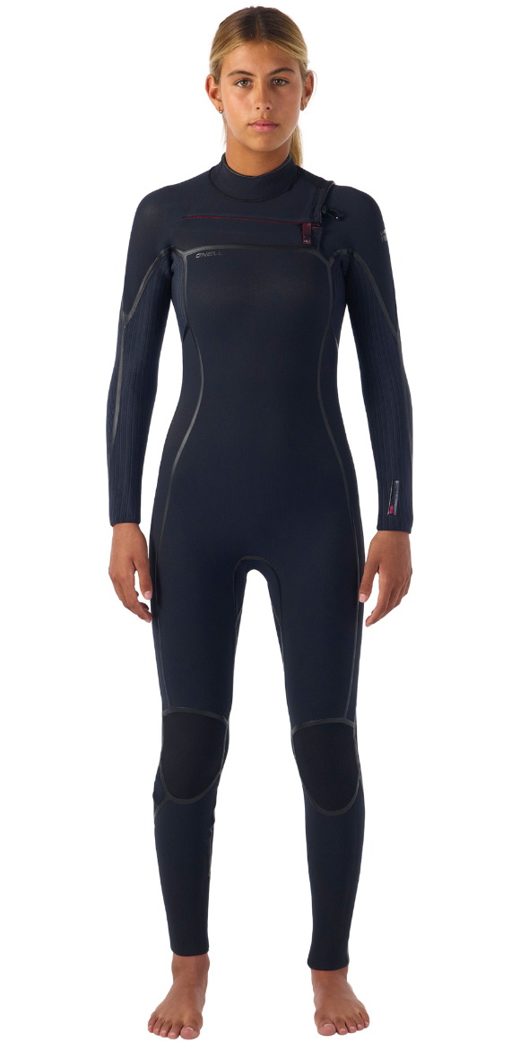 2026 O'Neill Womens Hyperfreak Fire 5/4 Mm Chest Zip Wetsuit 5678 ...