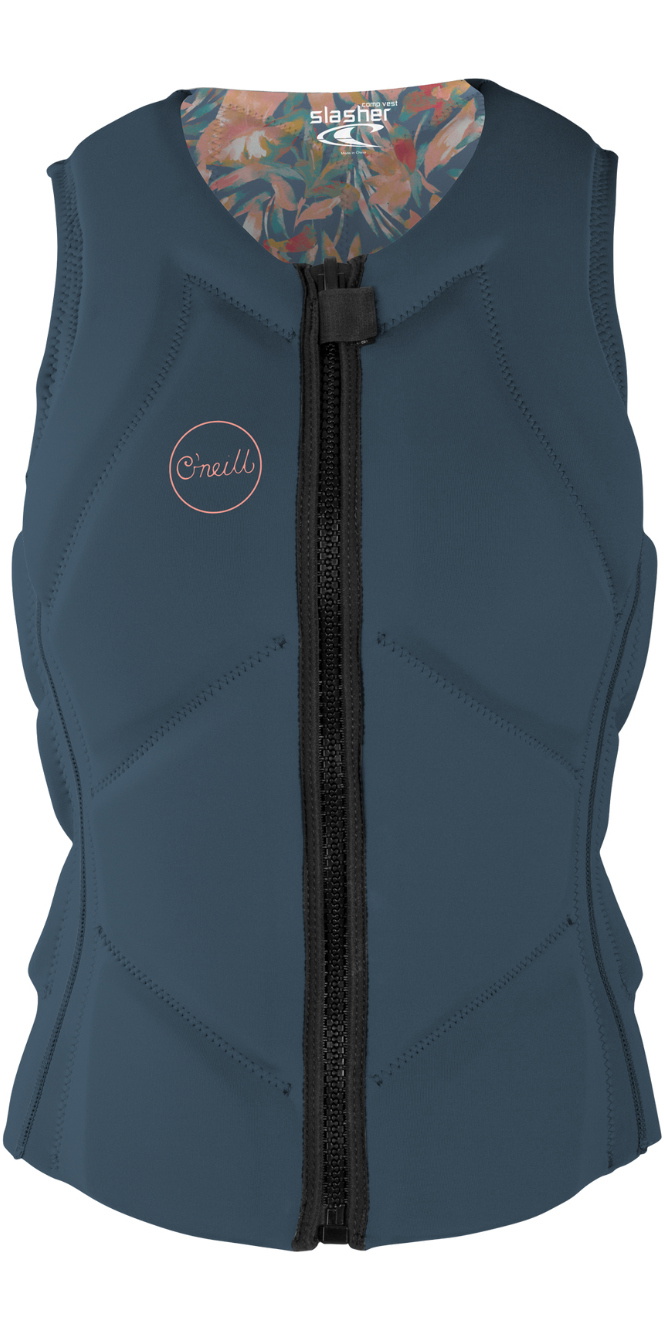 2025 O'Neill Womens Slasher B Comp Vest 5331EU - Copen Blue / Painted ...