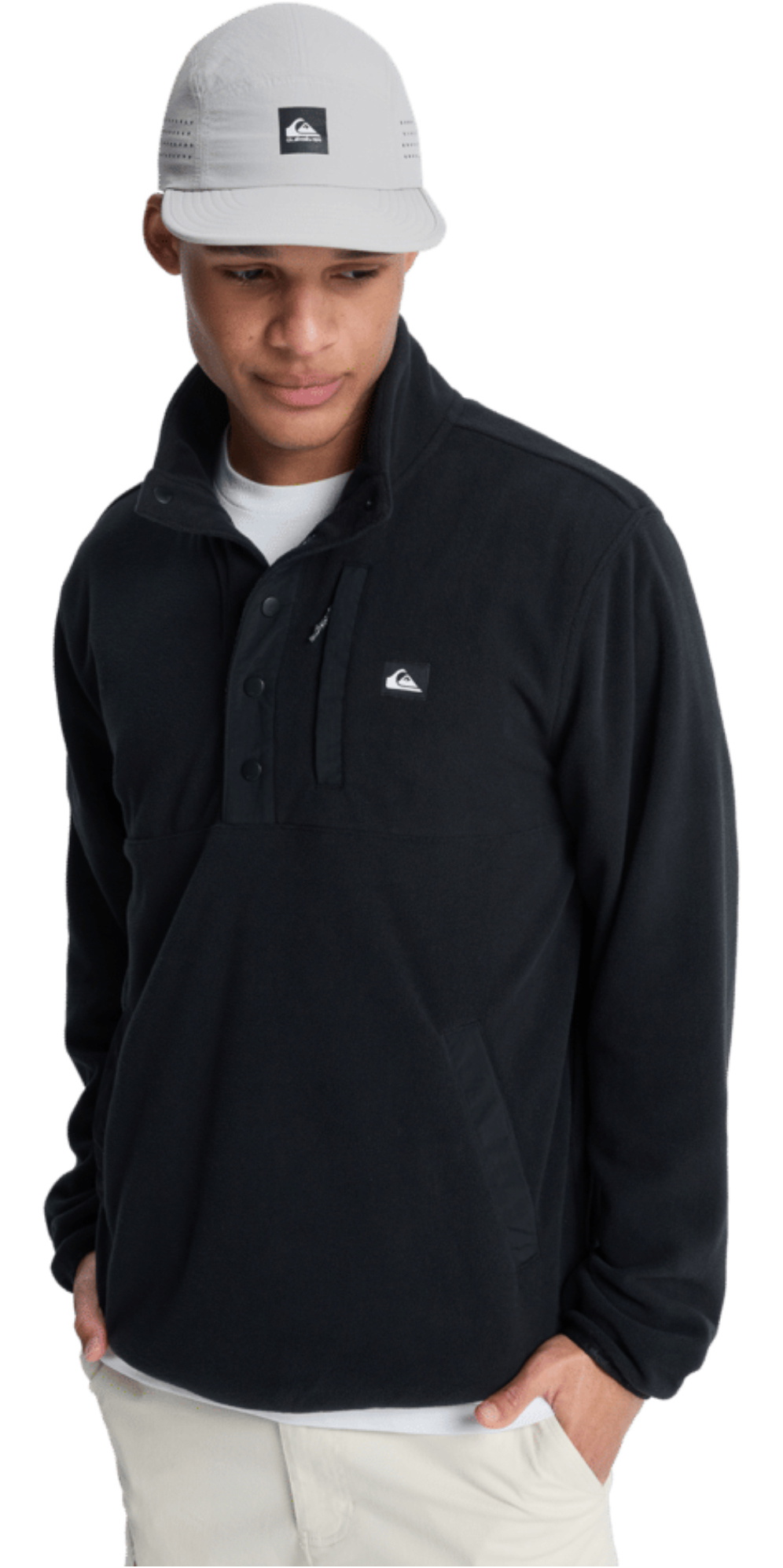 2026 Quiksilver Mens No Destination Half Opening Fleece EQYPF03072 ...