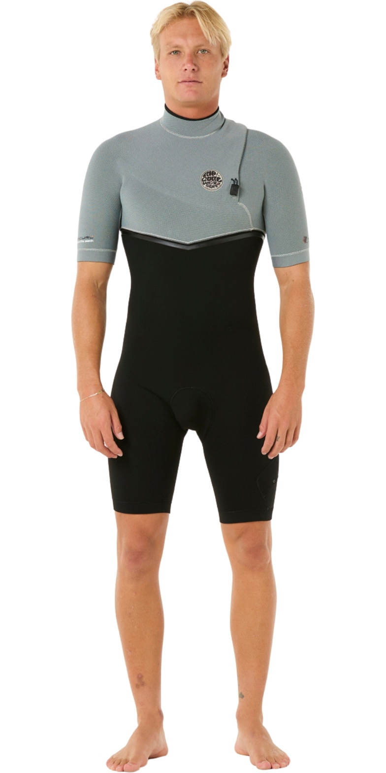 2025 Rip Curl Mens E Bomb 2mm Zip Free Shorty Wetsuit 11GMSP - Iced ...