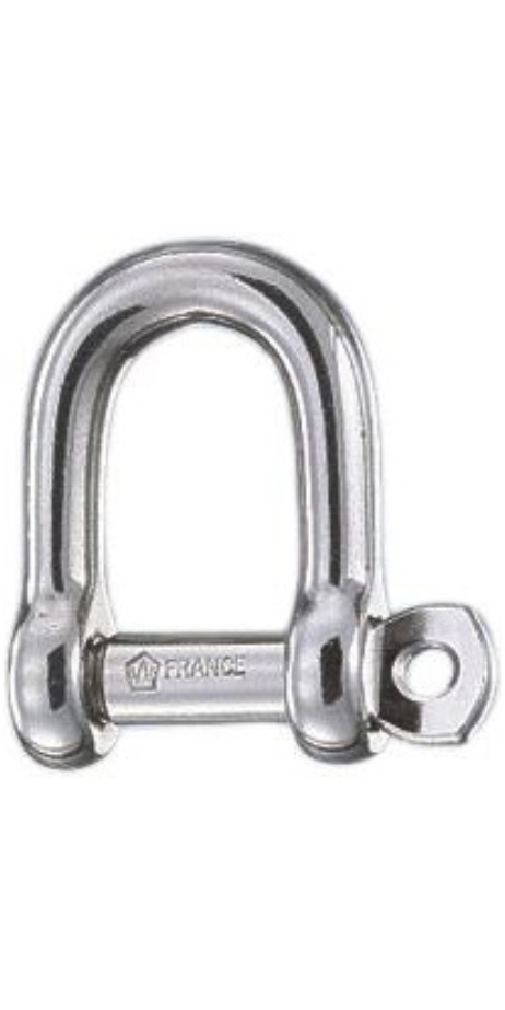 2025 Wichard Self-locking D Shackle WR1201 - Silver - Sailing - Sailing ...
