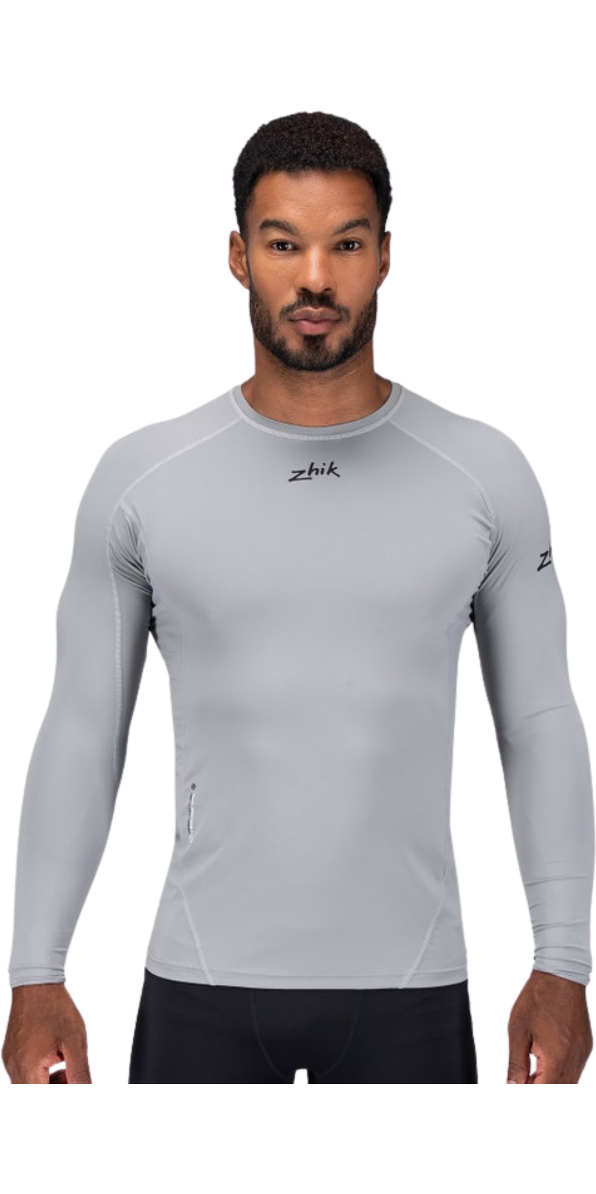2026 Zhik Mens Eco Spandex LT Long Sleeve Baselayer Top DTP-0163-M-PLT ...