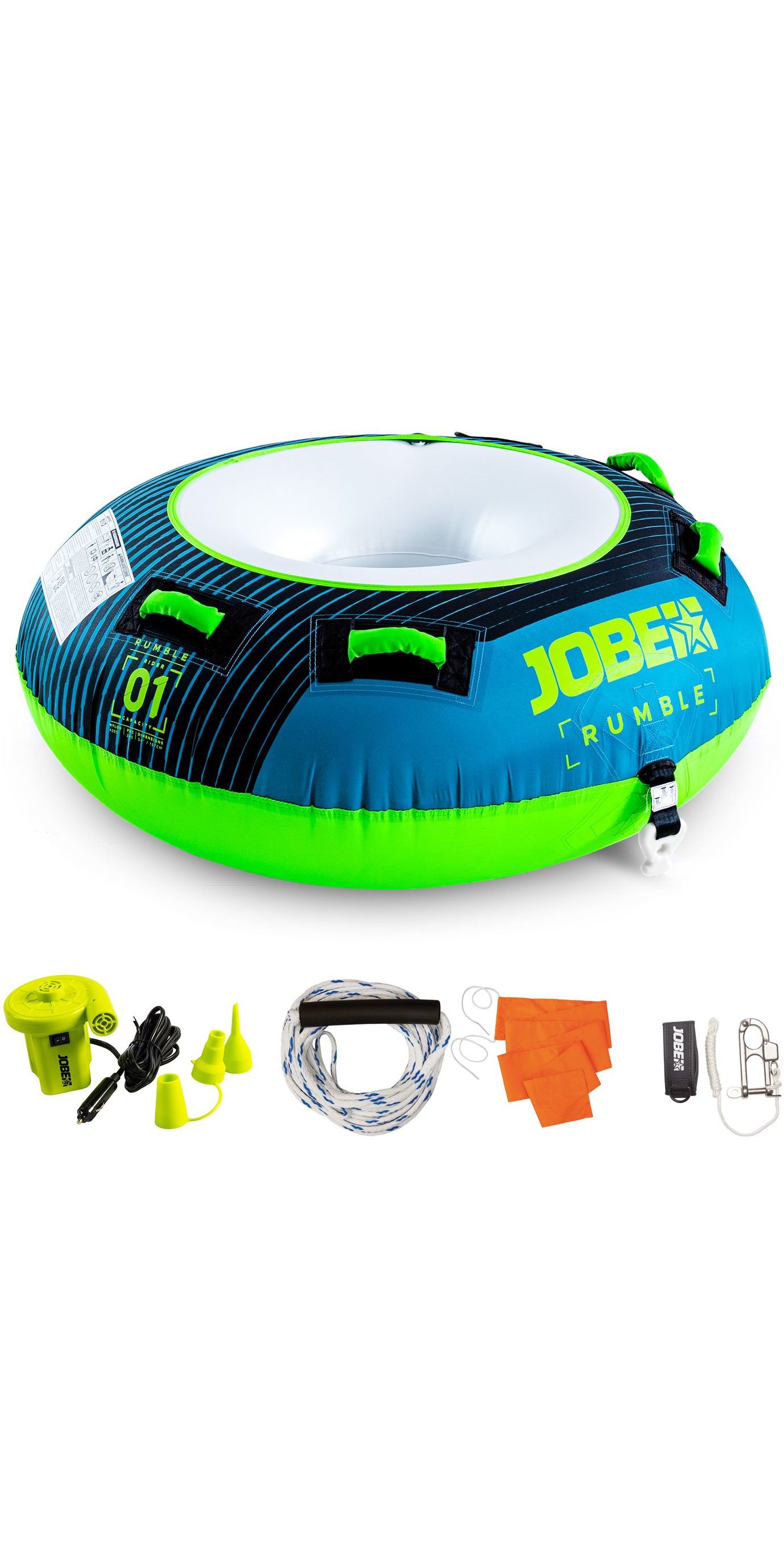 2025 Jobe Rumble Towable Package 1 Person 238823001 - Teal ...