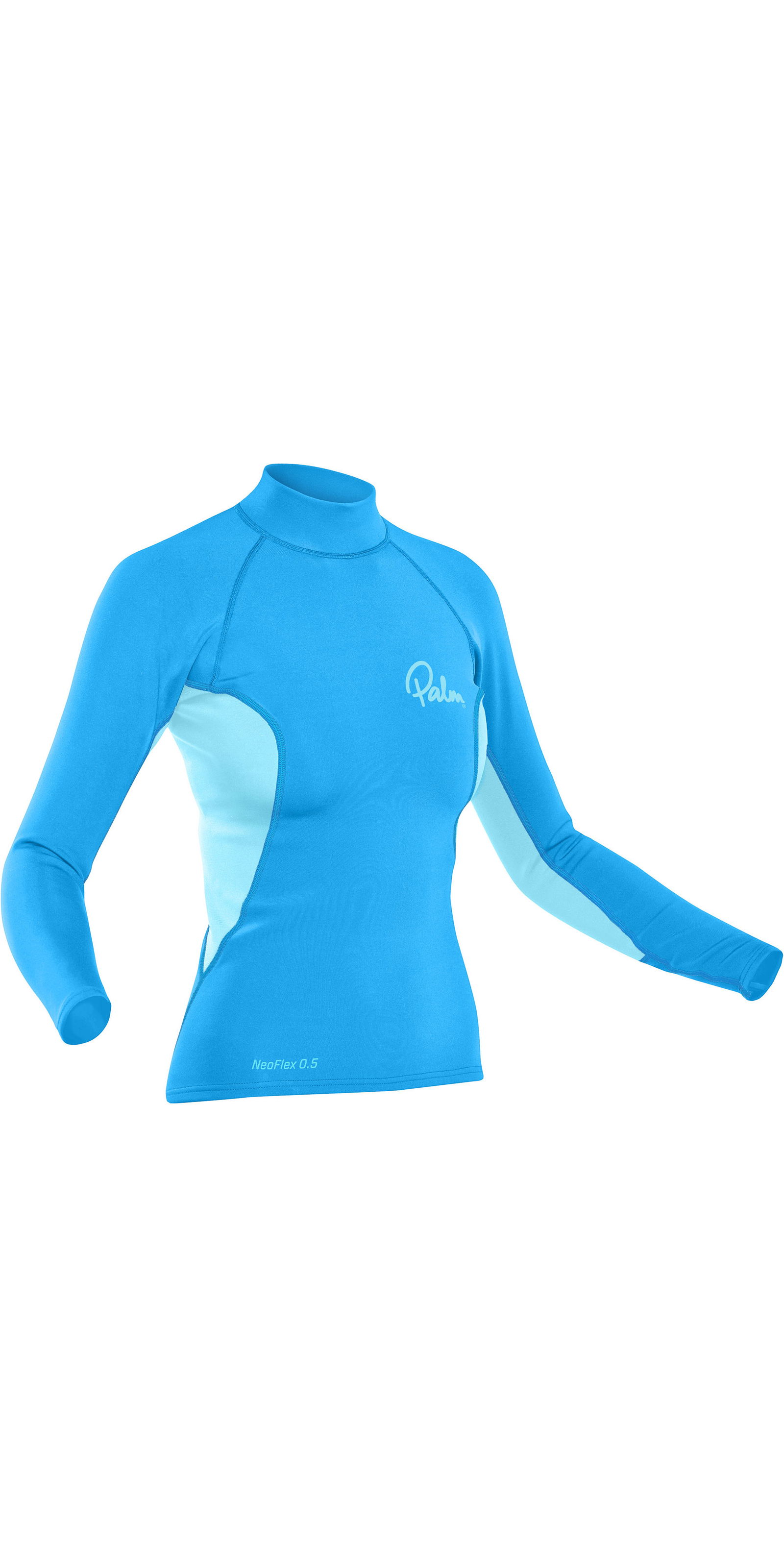 Palm Womens 0 5mm NeoFlex Long Sleeve Top 12187 - Aqua / Glacier ...
