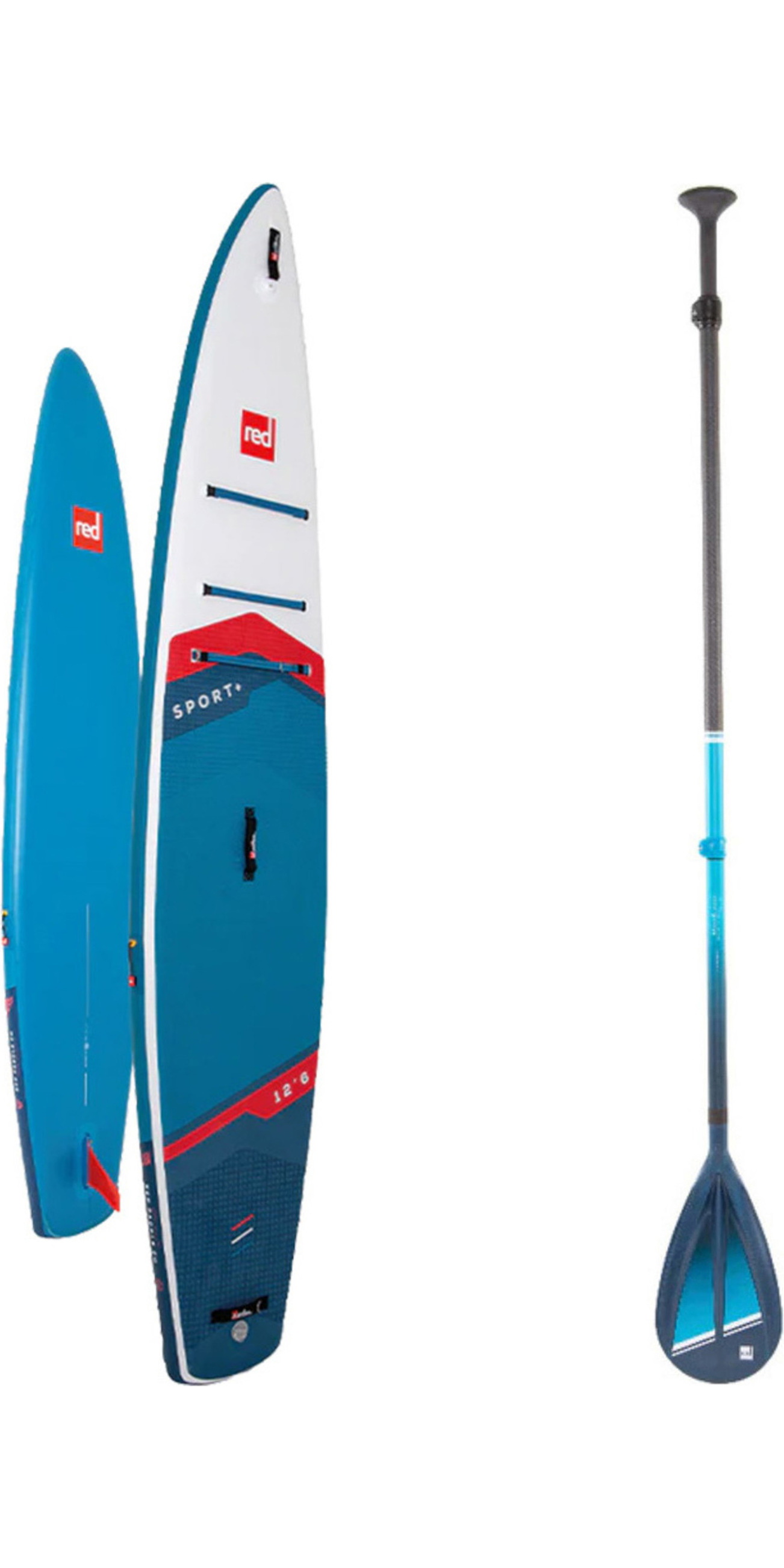 2024 Red Paddle Co 12'6'' Sport MSL Stand Up Paddle Board & Hybrid ...