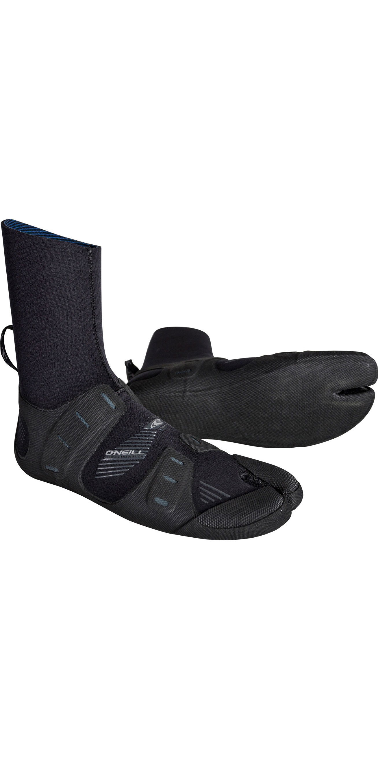 O'Neill Mutant 3mm Split Toe Boots 4793 - Black / Graphite - Wetsuits ...