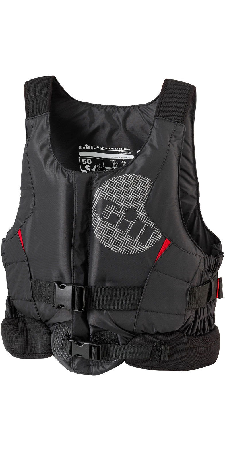 2021 Gill Pro Racer Front Zip Buoyancy Aid Black - 4917 - Accessories ...