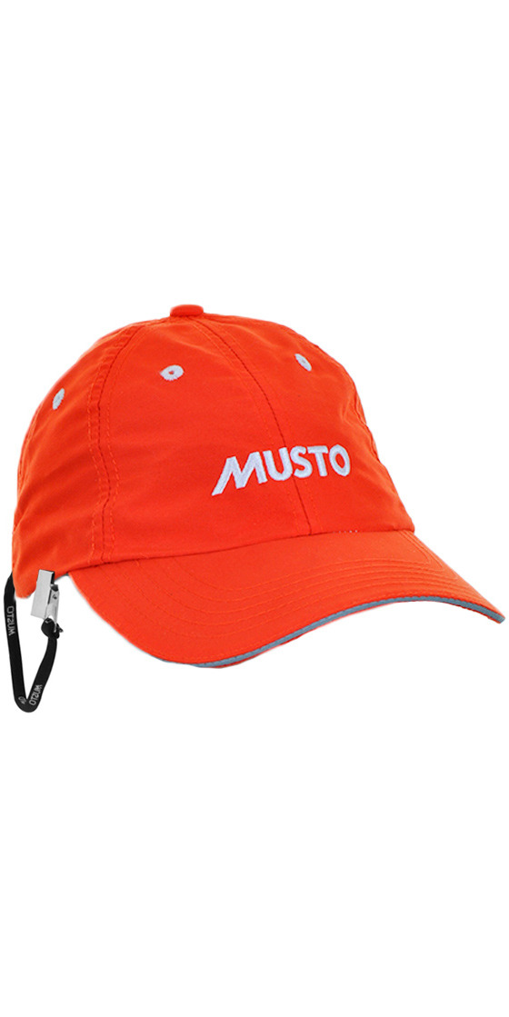Musto Fast Dry Crew Cap in Fire Orange AL1390 - Sailing - Sailing ...