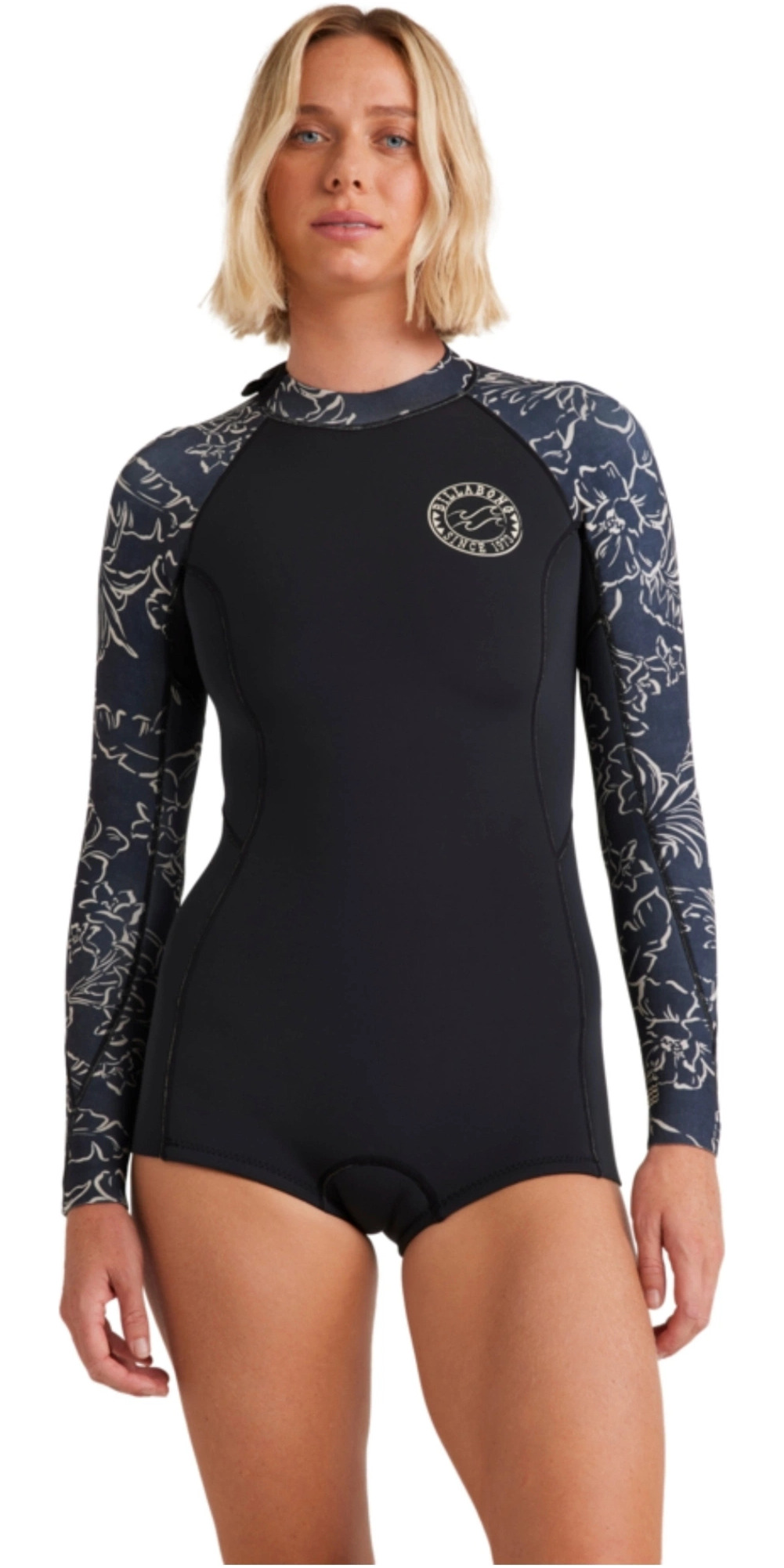 2025 Billabong Womens Spring Fever Natural 2mm Long Sleeve Springsuit ...