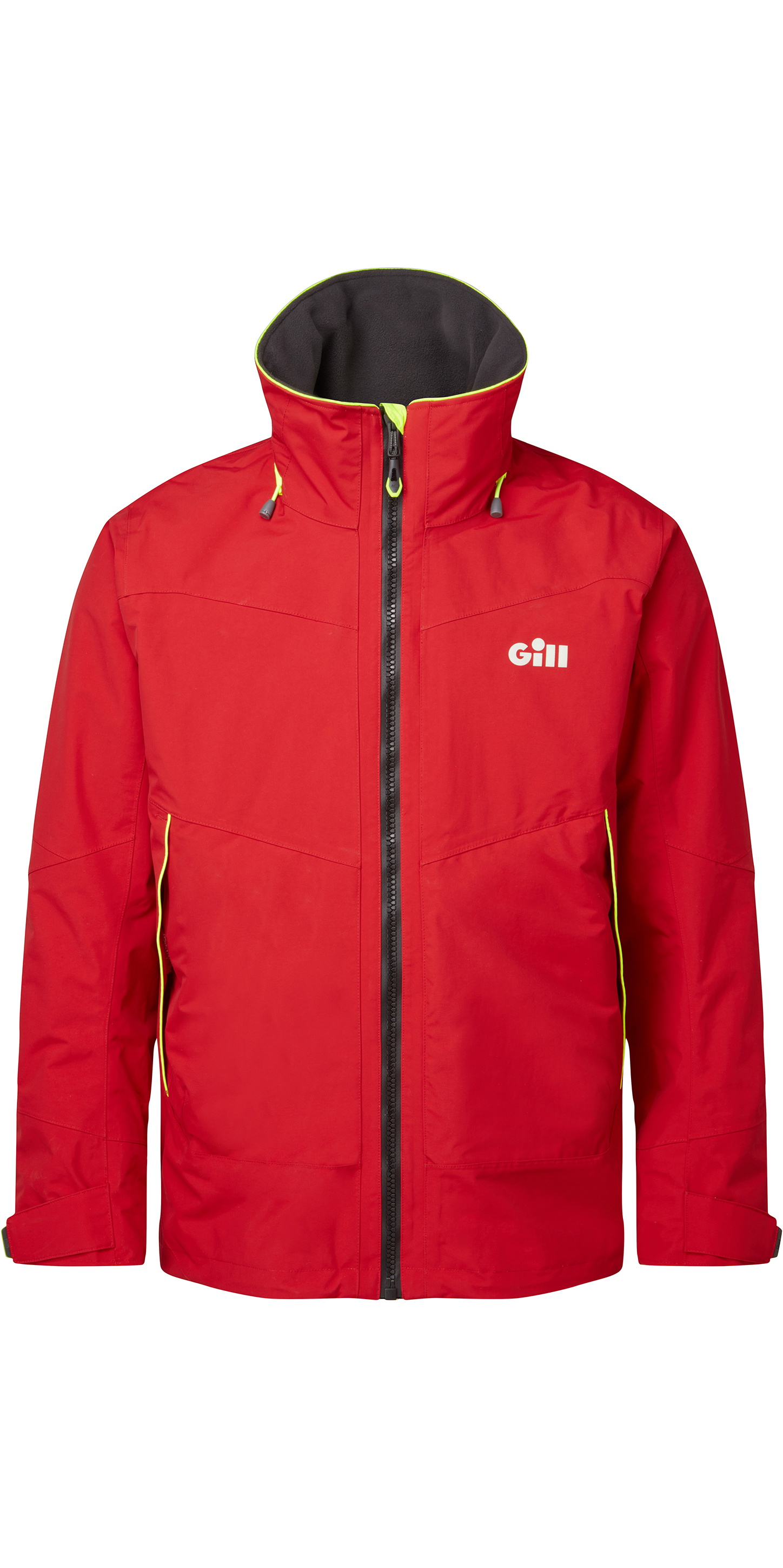 Gill Mens OS3 Coastal Jacket OS32J - Red - Sailing - Sailing - Yacht ...