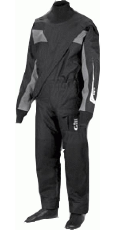 Gill Front Zip Junior Drysuit 2011 BLACK/GREY 4801J - Drysuits - Junior ...