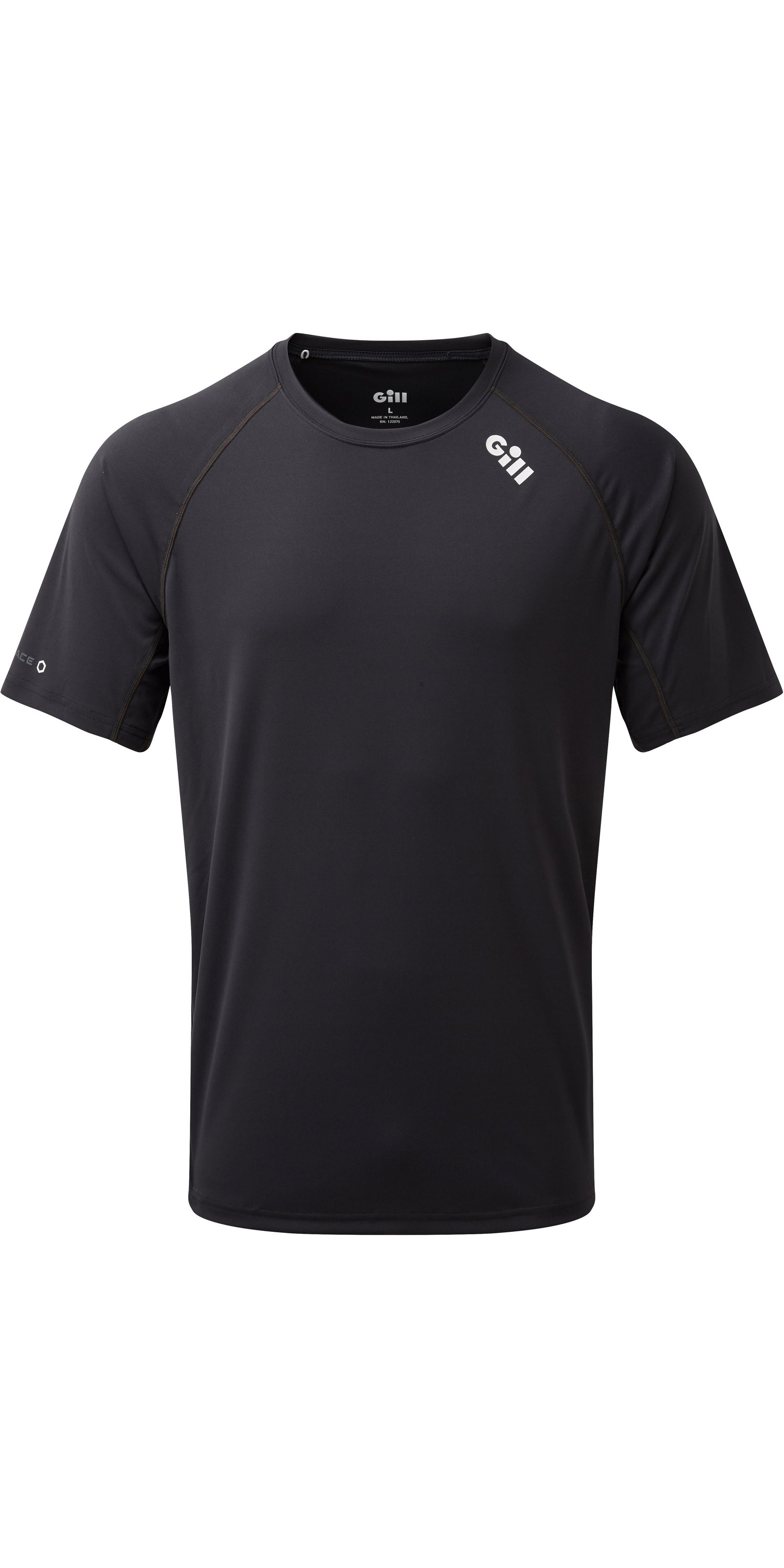 2019 Gill Mens Race Short Sleeve T-Shirt Graphite RS06 - Sailing ...