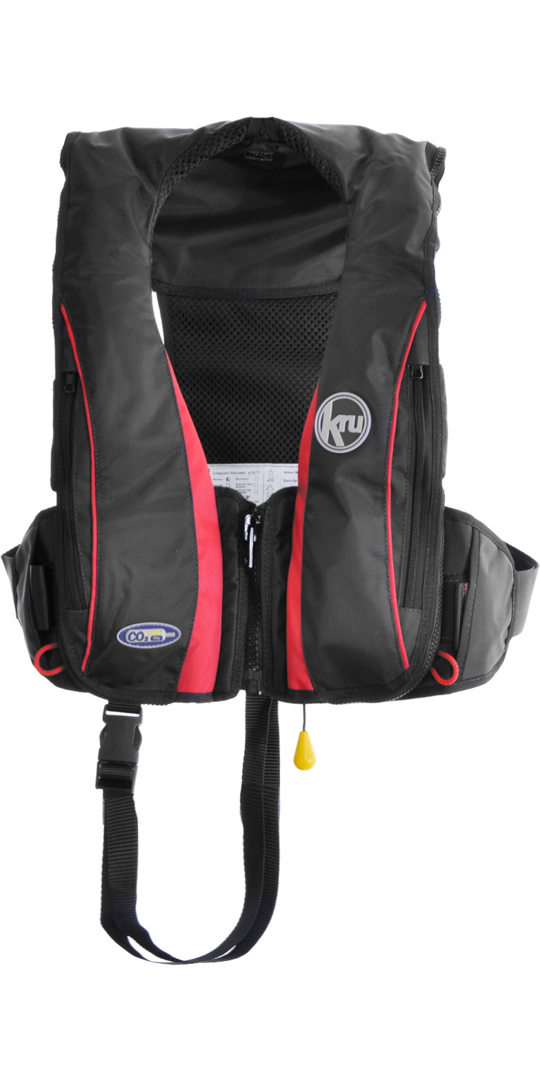 Kru Sport Pro 180N Manual Lifejacket Black LIF7404 - Accessories - Life ...