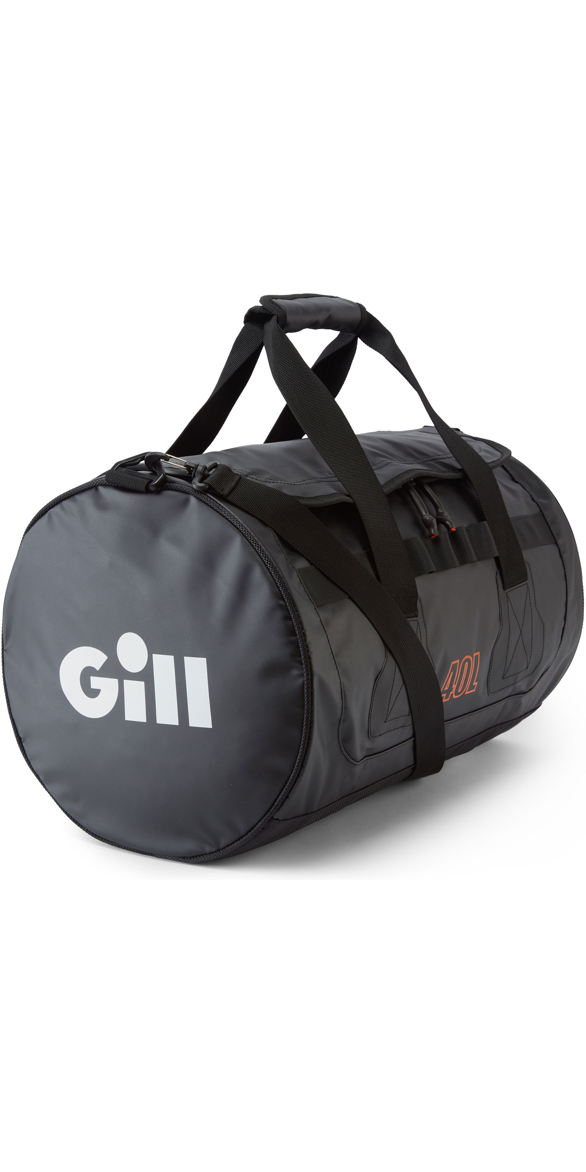 2023 Gill Tarp 40L Barrel Bag L084 - Black - Accessories - Luggage ...