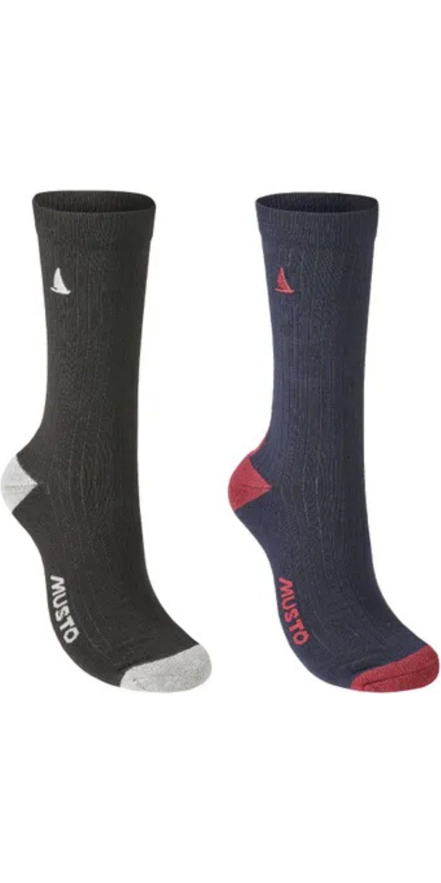 2025 Musto Marina 2 Pack Socks 86105 - Navy / Black - Sailing ...
