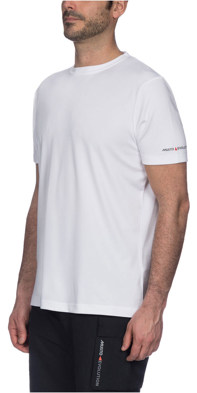 2019 Musto Mens Sunshield Permanent Wicking UPF30 T-Shirt White EMTS029 ...