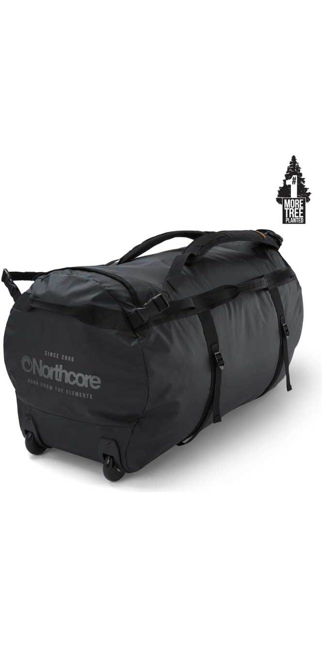 2026 Northcore Wheeled Duffle Bag 110L NOCO123D - Black / Grey ...