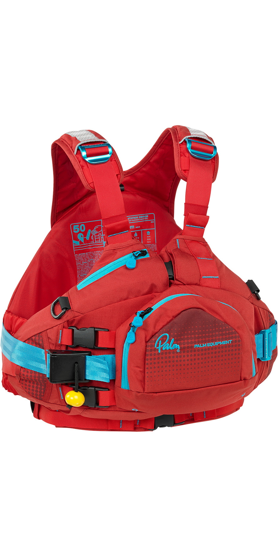 2025 Palm Extrem 50N PFD Buoyancy Aid 12371 - Flame / Chilli - Canoe ...