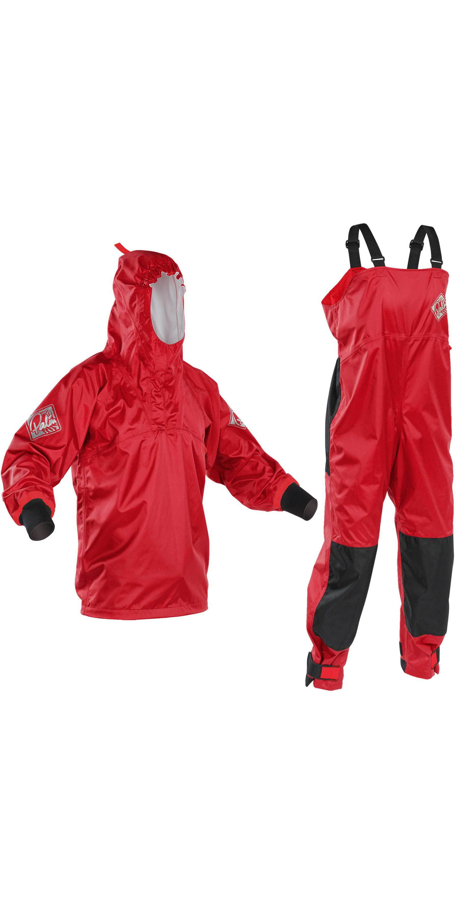 2020 Palm Centre Kayak Smock & Salopette Combi Set - Red - 12166 12165 ...