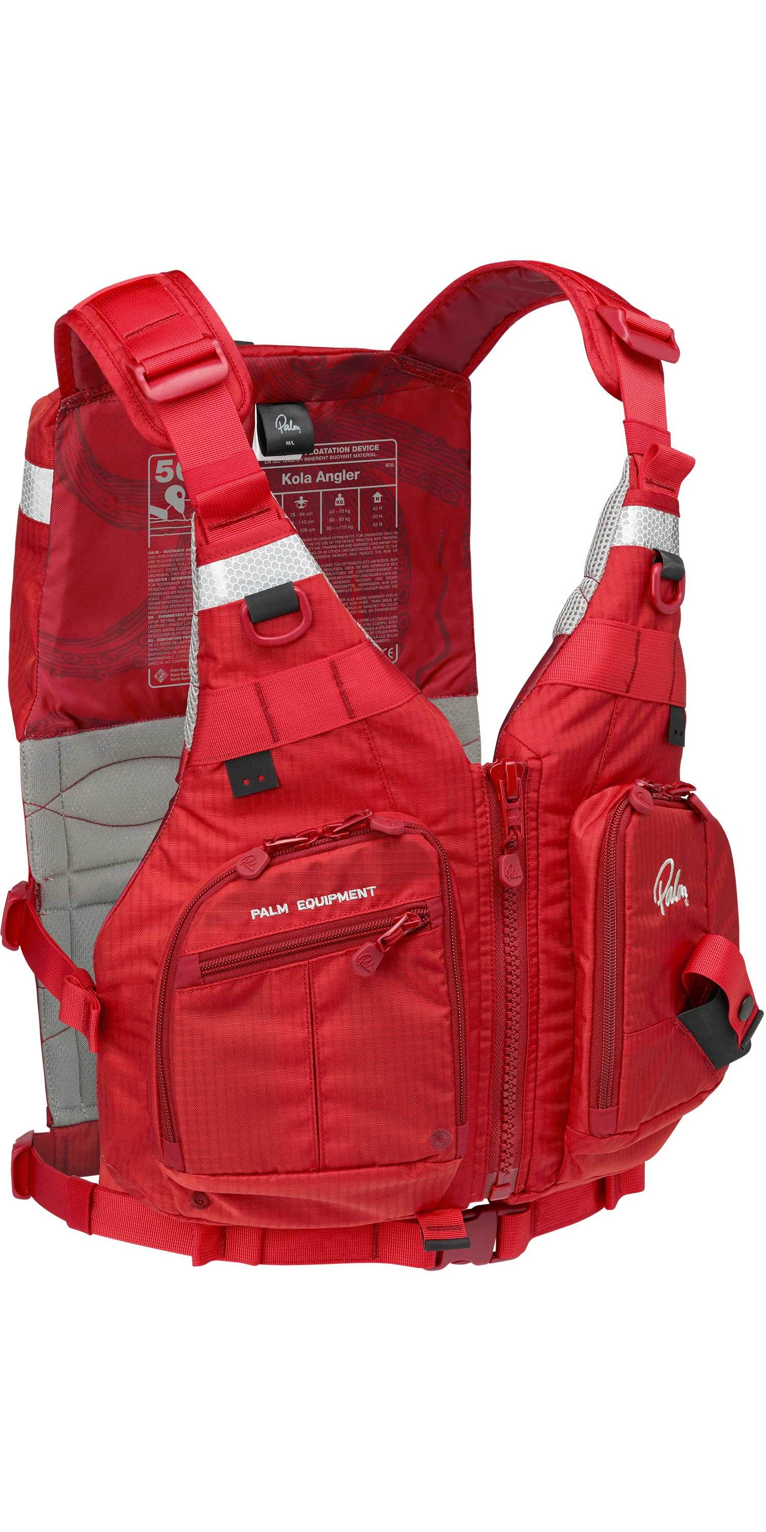 2025 Palm Kola Angler Kayak PFD 12716 - Flame - Canoe & Kayak - Buoyancy Aids | Wetsuit Outlet
