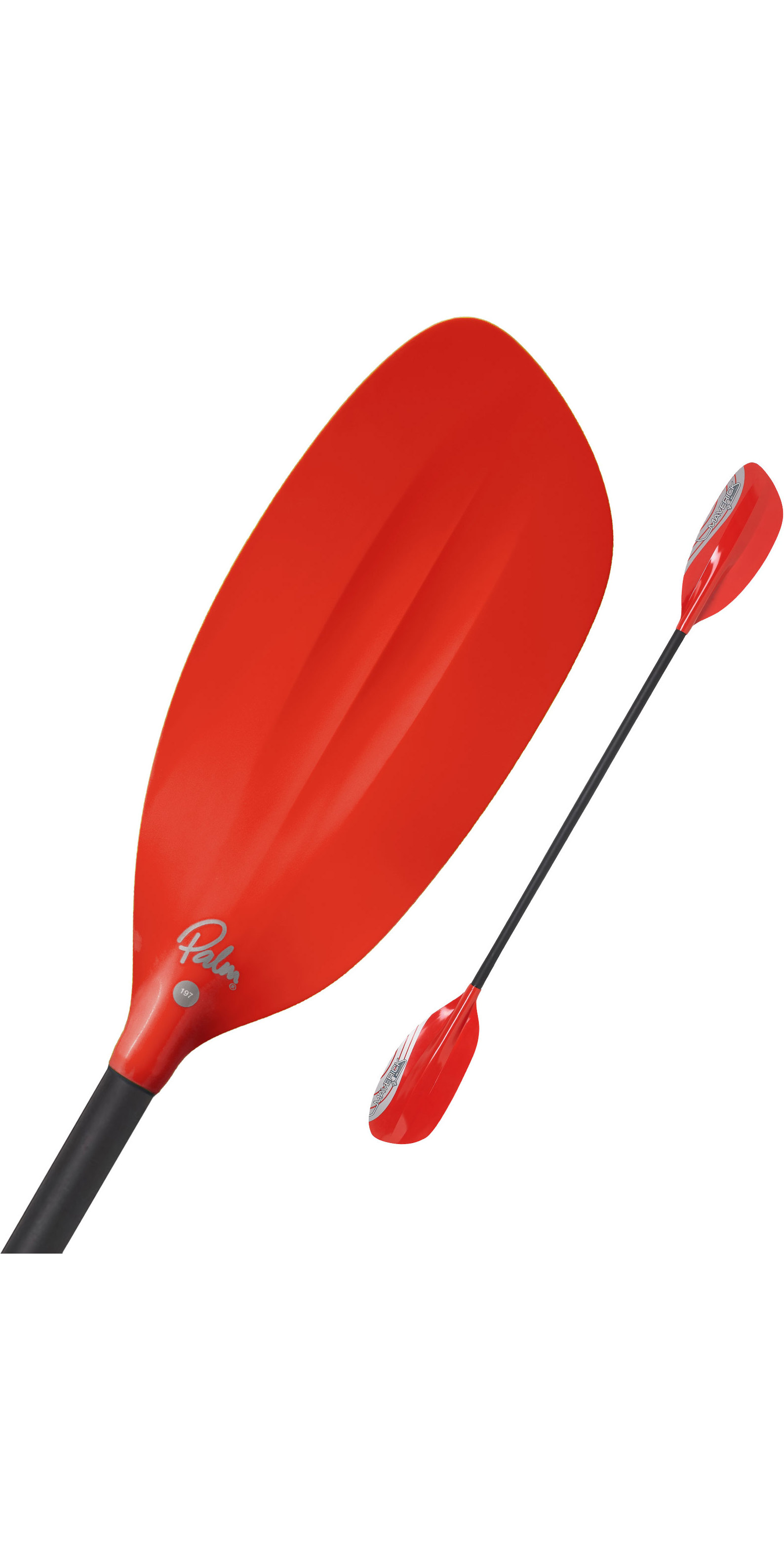 Palm Maverick G3 Whitewater Paddle 197cm RED 10525 - Canoe & Kayak ...
