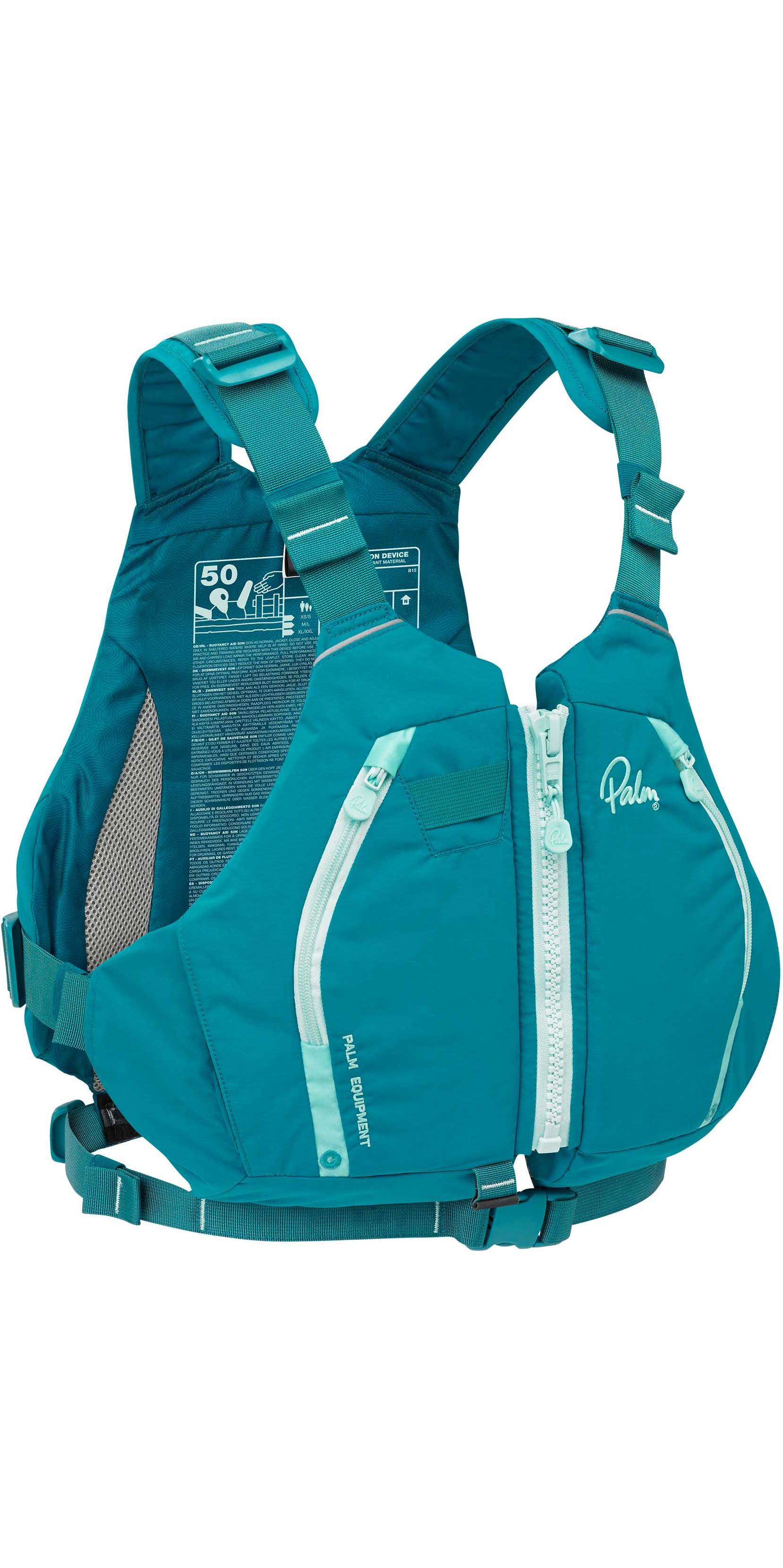 2025 Palm Womens Peyto Touring Kayak PFD 12640 - Teal - Canoe & Kayak ...