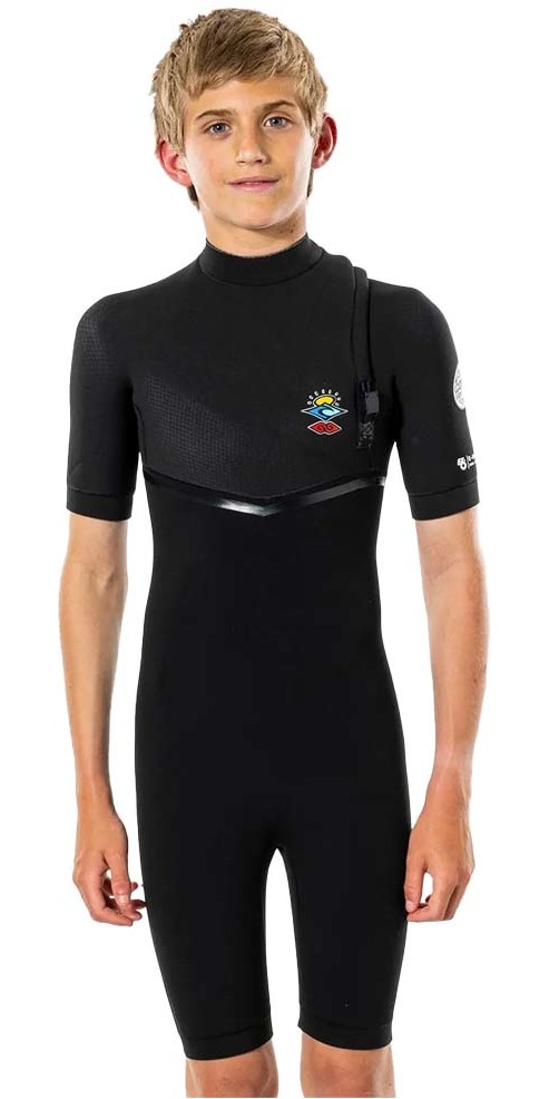 Rip Curl Junior E-Bomb 2mm Zip Free Spring Shorty Wetsuit WSP3EB ...