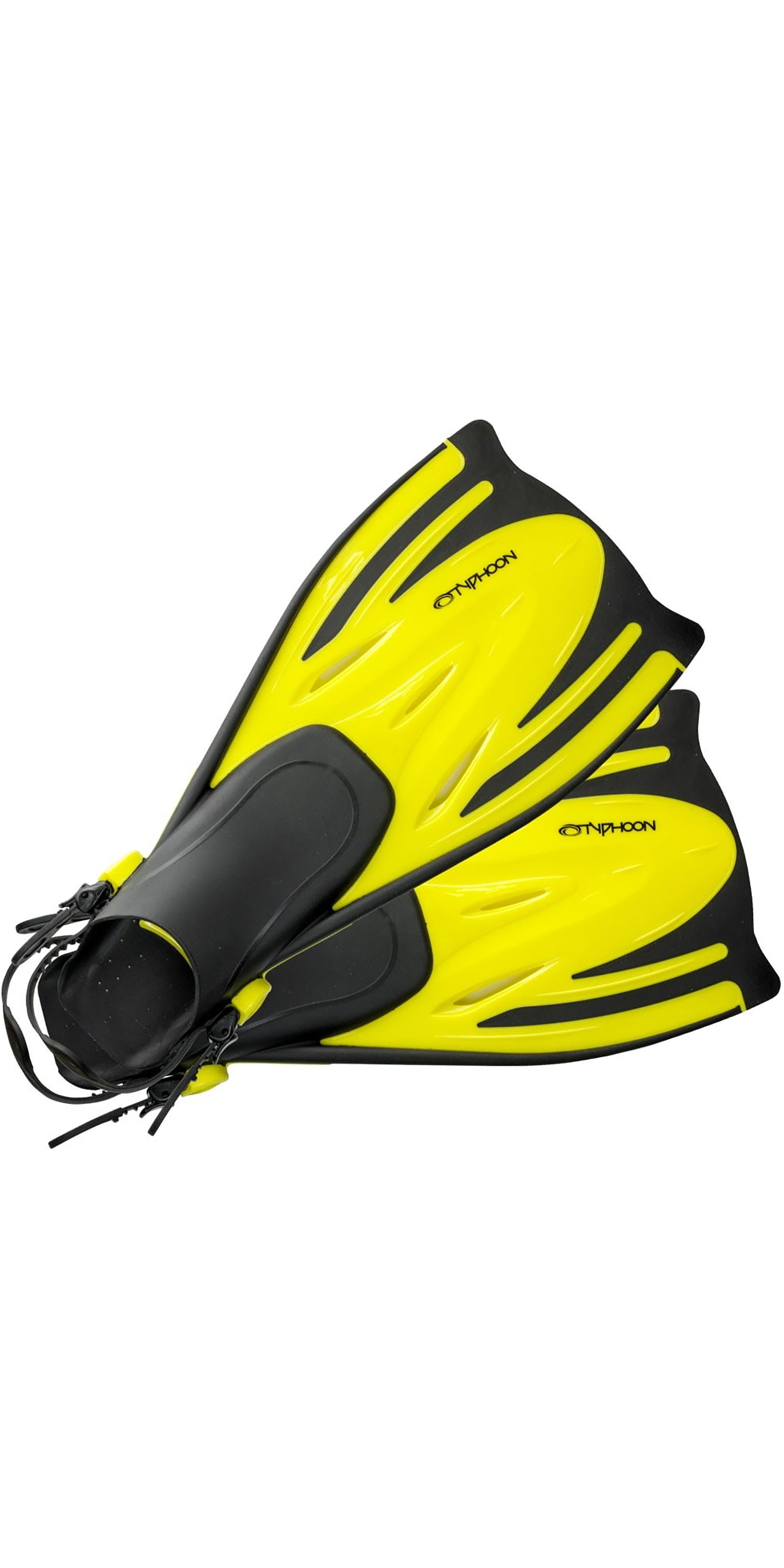 2024 Typhoon Kids Junior T-Jet Fins 33018 - Yellow - Accessories ...