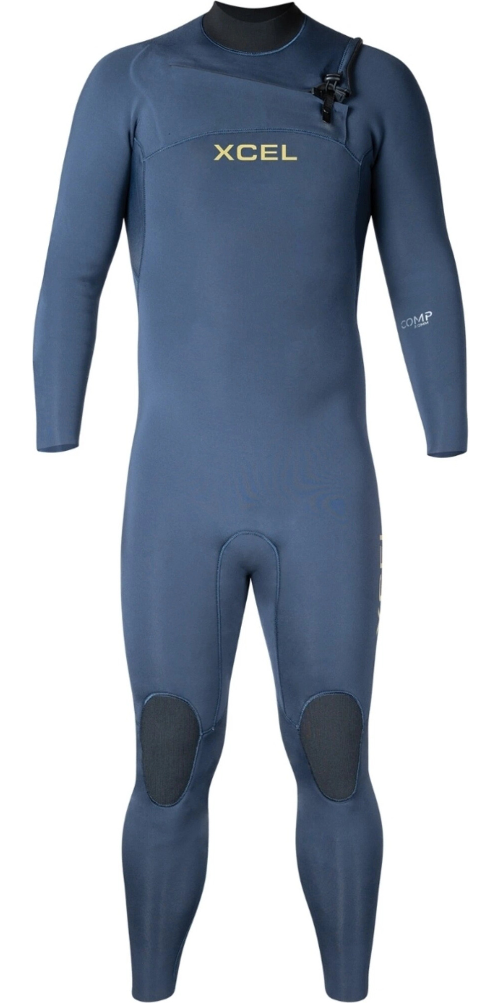 2025 XCEL Mens Comp 3/2mm Chest Zip Wetsuit MN32ZXC4 - Slate Black ...