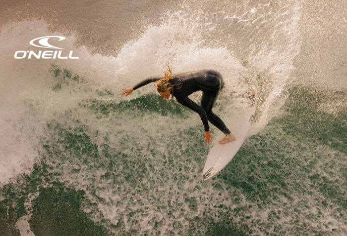 Oneill Wetsuit Logo VTG O'NEILL Surf Wear Surfboard Breaking Surf Wave