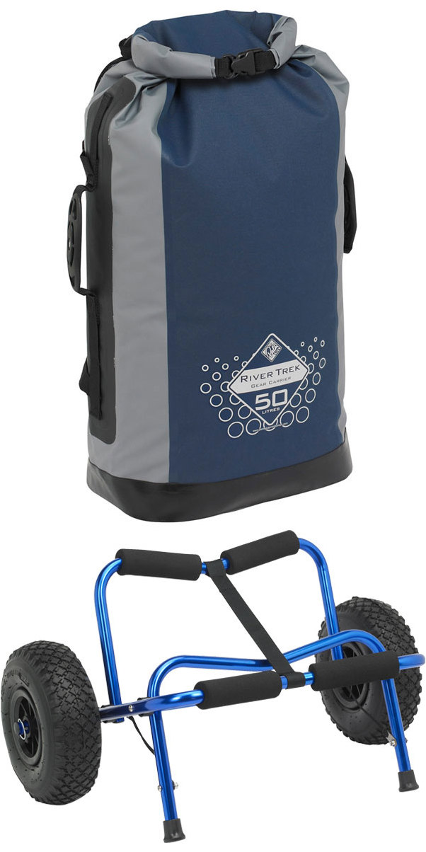 Palm Trek: Big Caddy Heavy Duty Kayak Trolley Red & River Trek 50L Dry ...