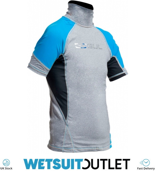 Gul Junior Short Sleeve Rash Vest Marl / Crip RG0341-A9 - Wetsuits ...