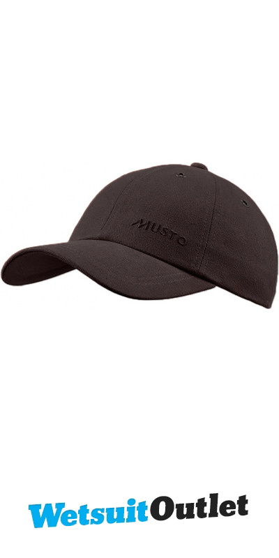Musto Evolution Canvas Crew Cap Dark Brown AE0210 - Sailing ...