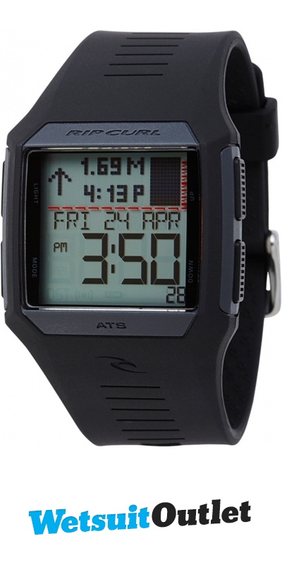 2022 Rip Curl Rifles Mid Tide Surf Watch BLACK A1124 - Accessories ...