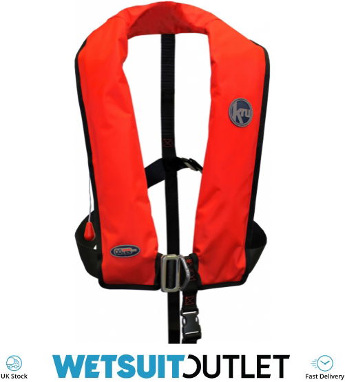 2021 Kru XF ISO Auto Gas Life Jacket With Harness Red LIF7573 ...