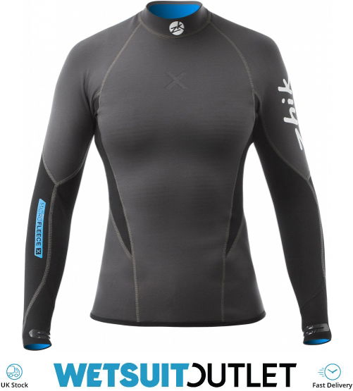 Zhik Womens Microfleece X 1mm Neoprene Top - DTP0570W - Wetsuit Tops ...