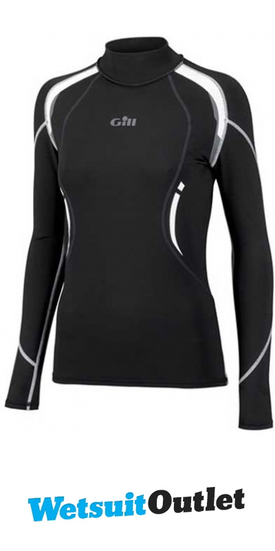 2014 Gill Hydrophobe Thermal LADIES Long Sleeve Top BLACK 4521W ...