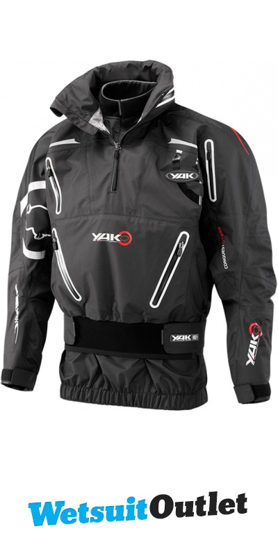 Yak Conquest Hooded Touring Cag in Black 6735-A - Canoe & Kayak - Cags ...