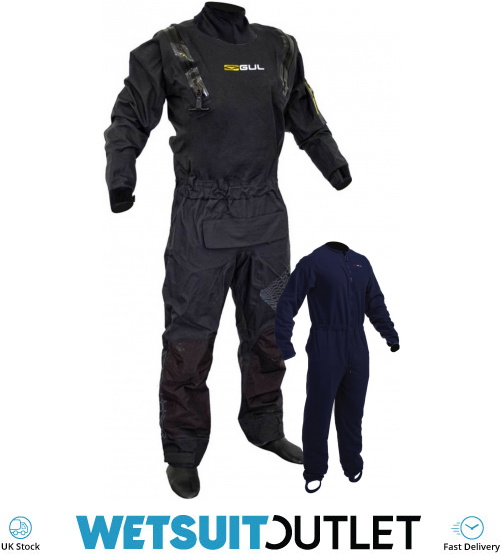 2021 Gul Mens Code Zero Stretch U-Zip Drysuit With Con Zip ...