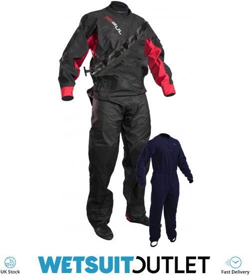 2021 Gul Mens Dartmouth Eclip Zip Drysuit Inc Underfleece GM0378-B5 ...