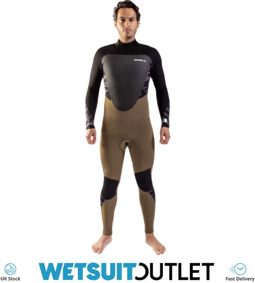 Gul Mens Response 5/3mm GBS Back Zip Wetsuit RE1213-C1 - Green / Black ...