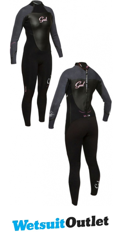 Gul Profile GBS 3/2mm Wetsuit in Black / Graphite PR1237 - Wetsuits ...