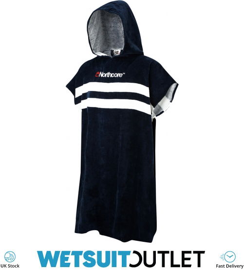 Northcore Beach Basha Changing Robe Blue Stripes NOCO24K ...