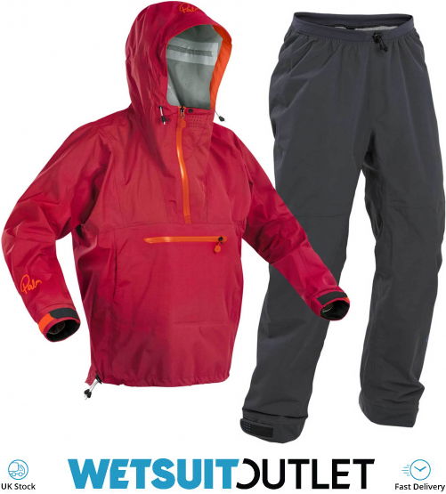 2022 Palm Mens Vantage Kayak Jacket & Vector Trouser Combi Set - Chilli ...