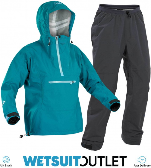 2022 Palm Womens Vantage Kayak Jacket & Vector Trouser Combi Set - Teal ...
