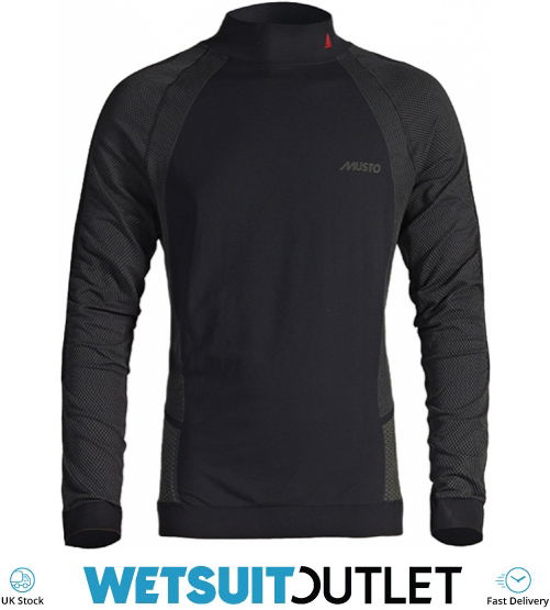 2022 Musto Active Base Layer Long Sleeve Top Black SU0150 - Sailing ...