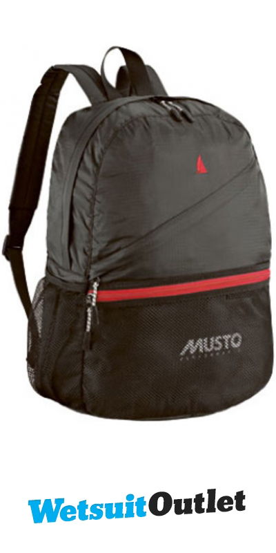 Musto Packaway BackPack in Black AL2100 - Accessories - Luggage & Dry ...