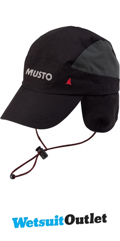 Musto Waterproof Fleece Lined Cap AS0690 - BLACK/DARK GREY - Sailing ...
