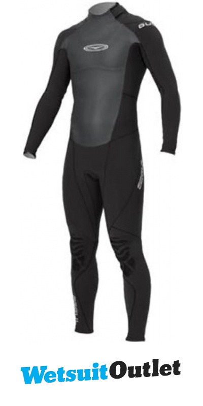 Gul FLEXOR 3/2 Mens Windsurf Wetsuit in BLACK / WHITE DETAIL FX1201 ...