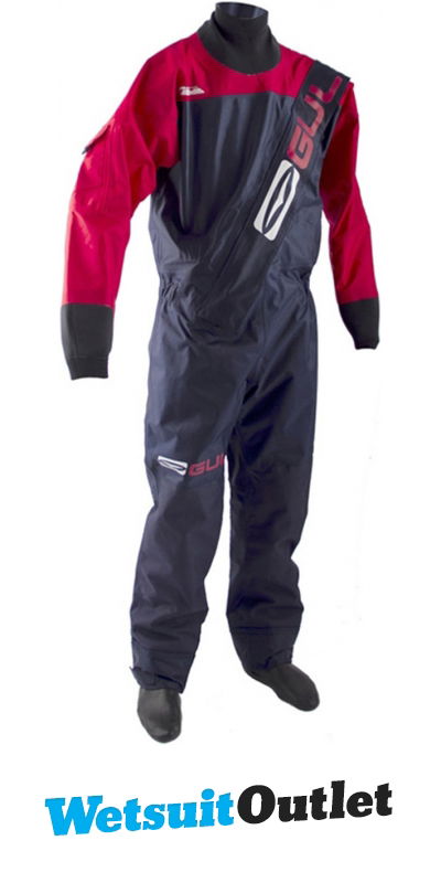 Gul Gamma Front Zip Drysuit Navy/Red GM0356 - Drysuits - All Drysuits ...